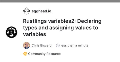 Rustlings Variables2 Declaring Types And Assigning Values To Variables