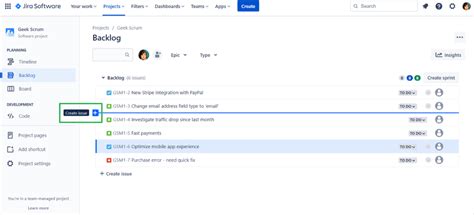 Jira Create Sprint GeeksforGeeks