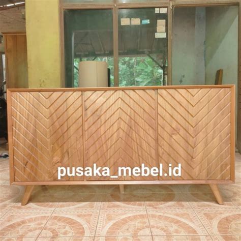 Jual Meja Tv Minimalis Kayu Jati Cabinet Tv Kayu Meja Rak Tv