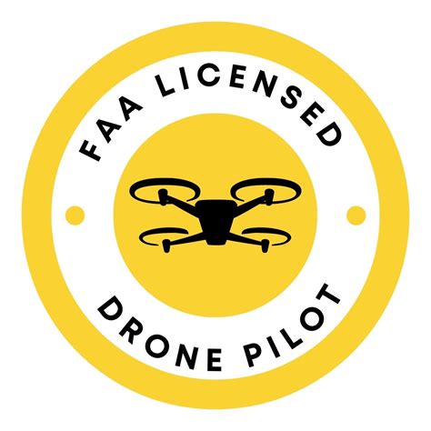 Drone Pilot Sticker Faa Part 107 Aviation Stickers