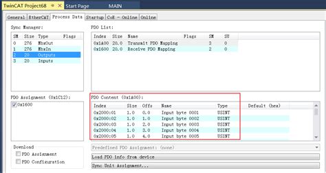 How The Variables Link To Multiple Pdo Entries In Twincat