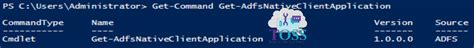 Get Adfsnativeclientapplication Adfs Powershell Toss