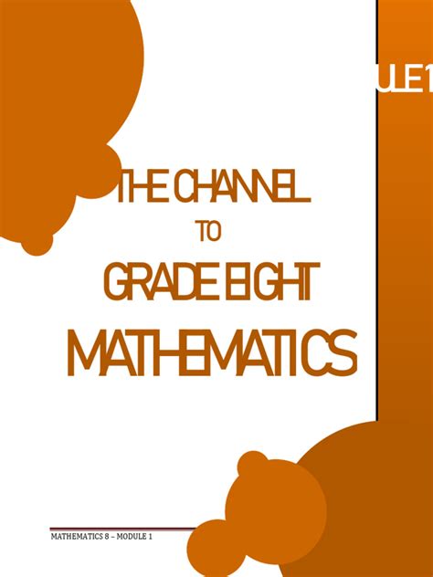 Module 1 Math 8 Pdf Mathematics
