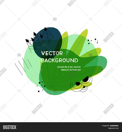 Liquid Blobs Layout Vector And Photo Free Trial Bigstock
