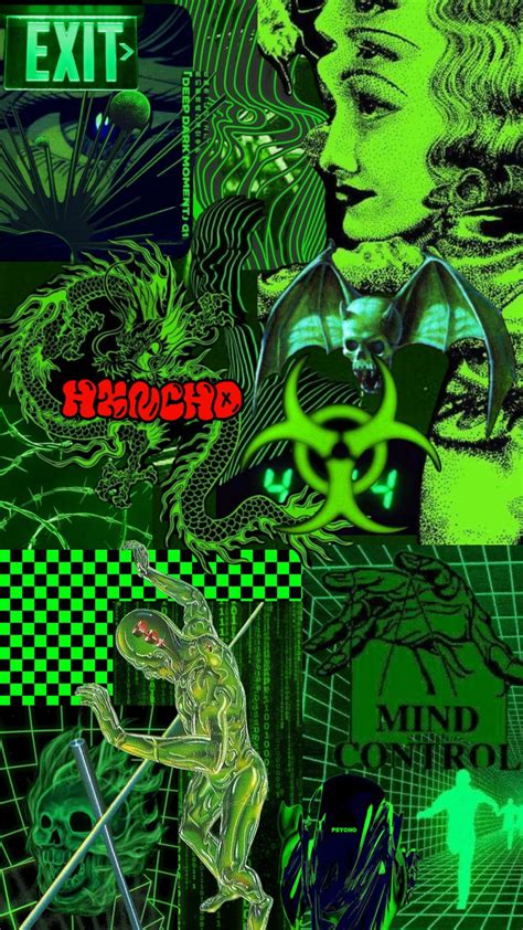 Glitched In The Matrix 🦠 Hxncho Matrix Music Visualization Graphic