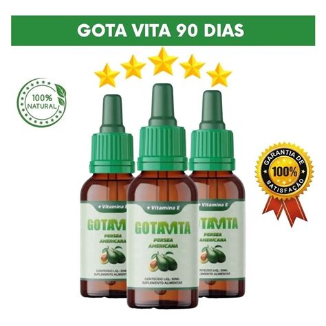 Gota Vita 30ml - 3 frascos - Original Fórmula Premium | Shopee Brasil
