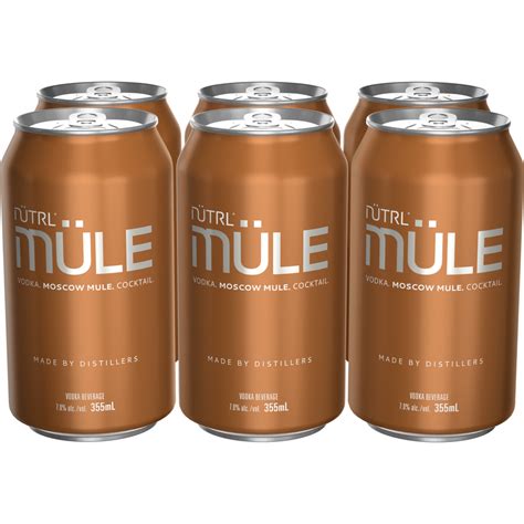 Nutrl Moscow Mule 6 Cans Bsw Liquor