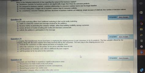 Solved Which Of The Following Statements Is True Regarding