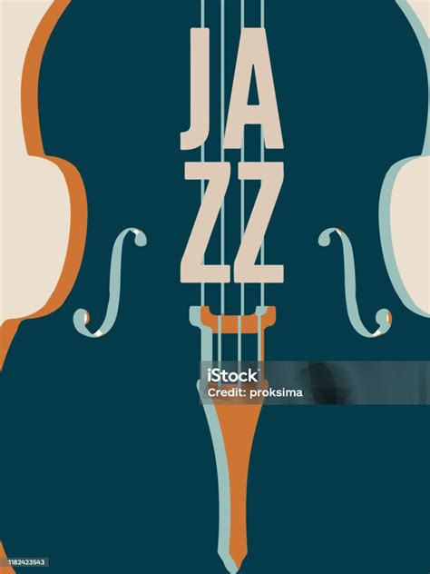 바이올론첼로가 있는 재즈 뮤직 페스티벌 포스터 Classical Concert에 대한 스톡 벡터 아트 및 기타 이미지