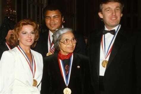 When Donald Trump Met Rosa Parks And Muhammad Ali Photo