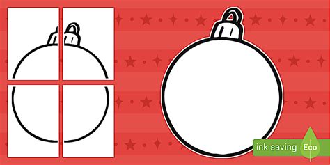Extra Large Bauble Template