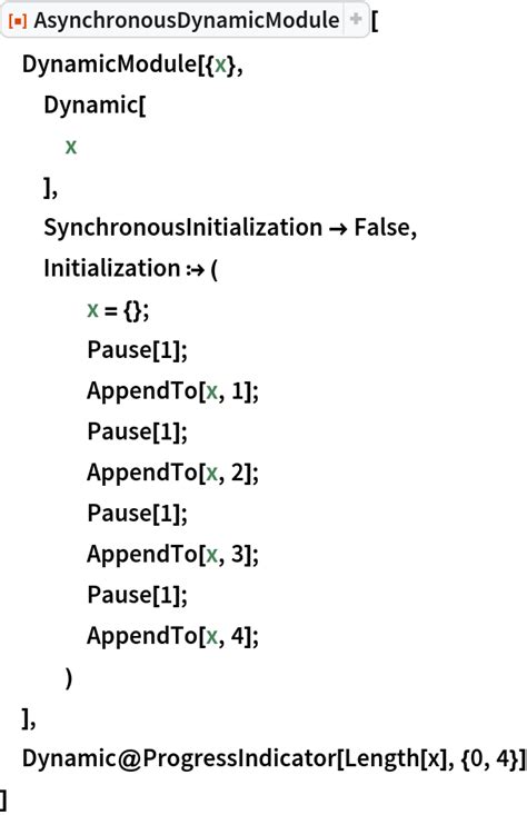 Asynchronousdynamicmodule Wolfram Function Repository