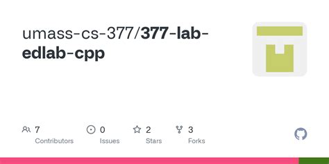 Github Umass Cs 377377 Lab Edlab Cpp