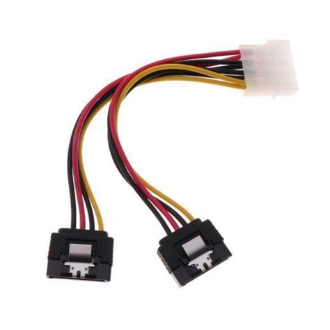 Promo X Pin Molex Male To Dual SATA Pin Female Y Splitter Cable Cm Pcs Diskon Di