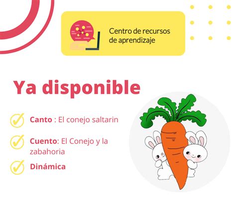 El Conejo Y La Zanahoria Red De Aprendizaje Unlock Literacy Red De