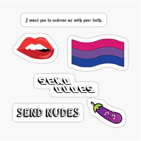 Sexting Sticker Pack Sticker For Sale By NinjaDuckStore Redbubble
