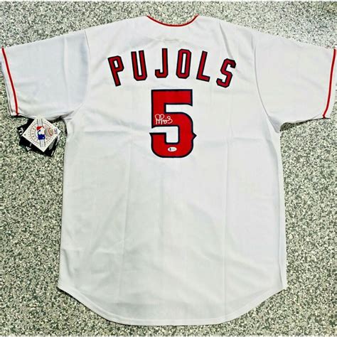 Sold Price Los Angeles Angels Albert Pujols Signed Majestic Jersey