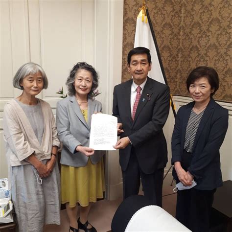 参議院議員 関口昌一先生へ要望書の提出 日本歯科衛生士連盟