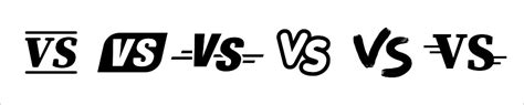 Vs 대 문자 아이콘 세트입니다 전투 요소 대 Vs 문자 기호입니다 전투 대결 함께 스탠드 오프 대 경기 게임 최종 싸움 벡터 그림입니다 Championship에 대한 스톡