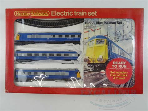 Lot 283 A Hornby Oo Gauge R538 Blue Pullman Train