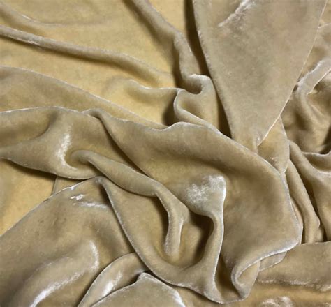 Chamois Hand Dyed Silk Velvet Prism Fabrics And Crafts