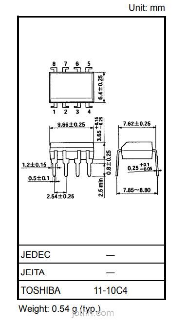 TLP350 TOSHIBA Integrated Circuits (ICs) - Jotrin Electronics