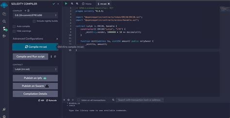 Runner On Twitter Now Let S Go To Solidity Compiler Tab And Click