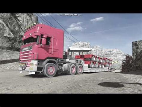 EURO TRUCK SIMULATOR 2 SCANIA 144L 530 V8 Goldhofer Modules