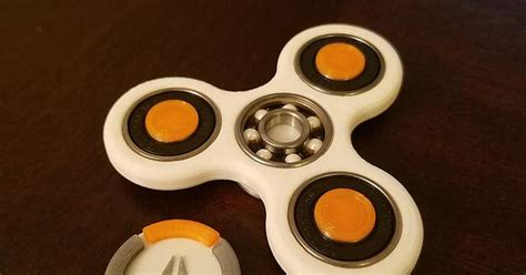 So I Designed And Made A Custom Fidget Spinner For My Friend Needless