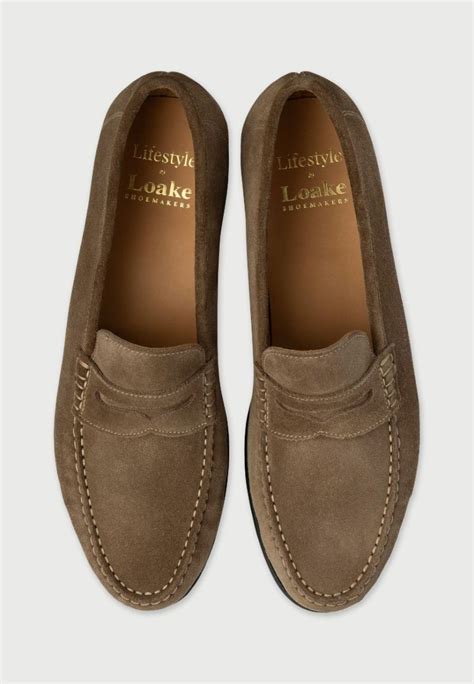 Loake Jefferson Flint Suede Loafers