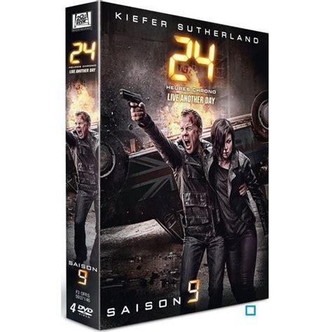 DVD Coffret Heures Chrono Saison Kiefer Sutherland Mary Lynn Rajskub Yvonne