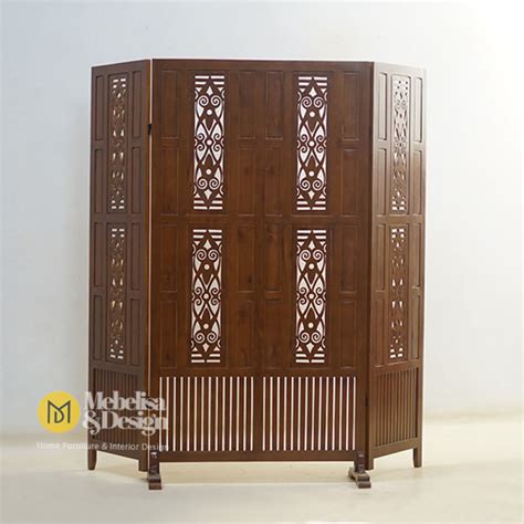 Meja Dinding Kayu Jati Valentina