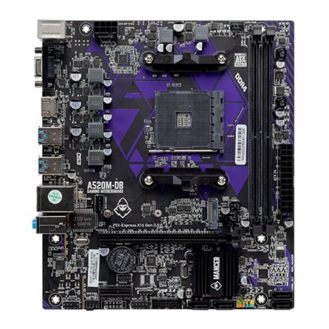 Placa Mãe Mancer A520M DBRD DDR4 Socket AM4 M ATX Chipset AMD A520