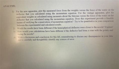 Solved For The Experiment And Data Given Below How Would Q Chegg Com