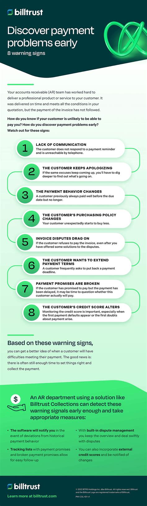 the eight warning signs of payment problems billtrust