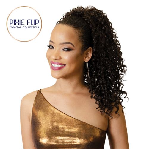 Fashion Source Pixie Flip Ponytail Gia Curly Gurl Luv Beauty Supply