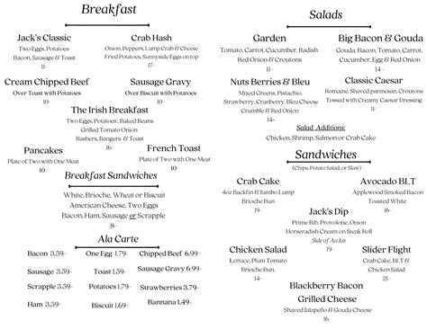 Jacks On Main 🚨new Brunch Menu” Launch‼️ Starting This Weekend Saturday Breakfastlunch