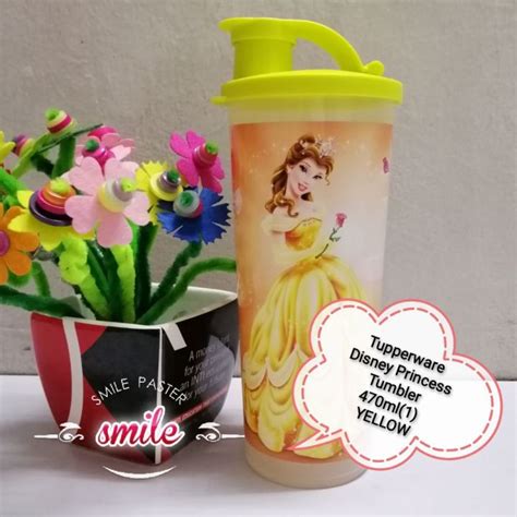 Tupperware Disney Princess Tumbler 470ml 1 Yellow Lazada