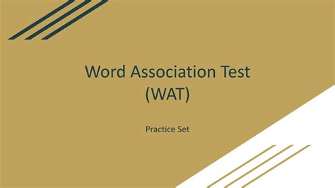 Ssb Wat Practice Set 5 Word Association Test Wat Practice Ssb Interview Ssb Ready Youtube