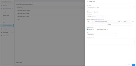 Automatic Authorization Rules Alibaba Cloud Documentation Center