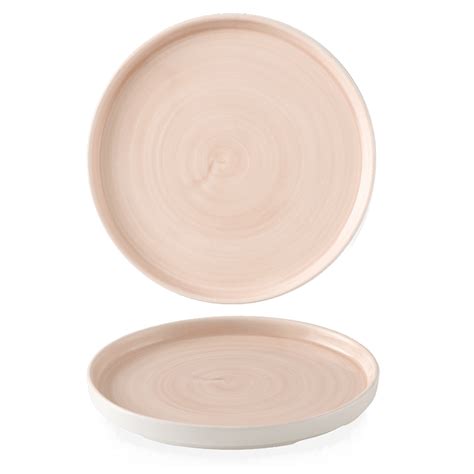 Churchill Stonecast Canvas Coral Walled Plate 275cm