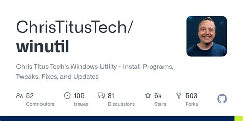 Winutil Inputxml Xaml At Main Christitustech Winutil Github