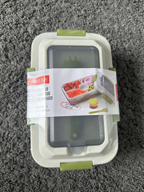 Brand New Lunch Box Tupperware With Dividing Grid Furniture Home