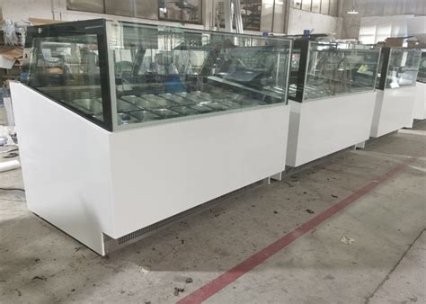 10 Trays Popsicle Display Ice Cream Freezers R404a For Restaurant