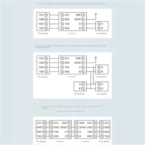 Conversor De Porta Serial Isolada Elétrica Ttl Para Rs485 Co