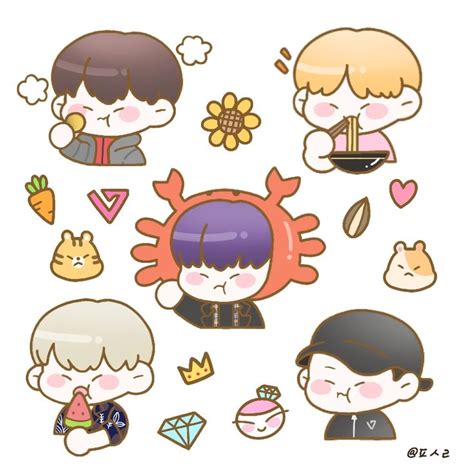 Seventeen Hoshi Fanart Twtctto Animasi Stiker Gambar