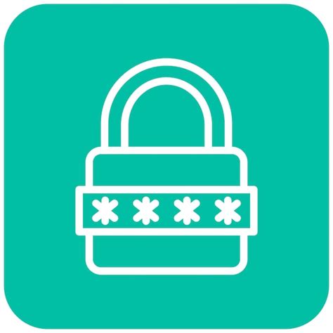 Premium Vector Password Vector Icon Design Illustration