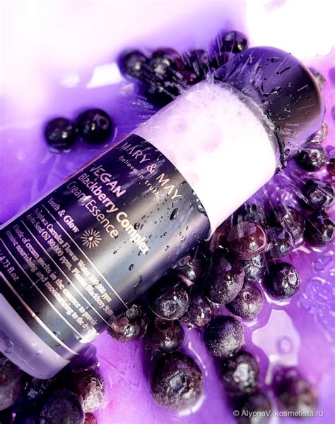 Mary & May Vegan Blackberry Complex Cream Essence - Двухфазная кремовая ...