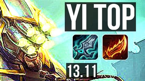 MASTER YI Vs OLAF TOP 14 Solo Kills 19 1 0 Quadra 1400 Games