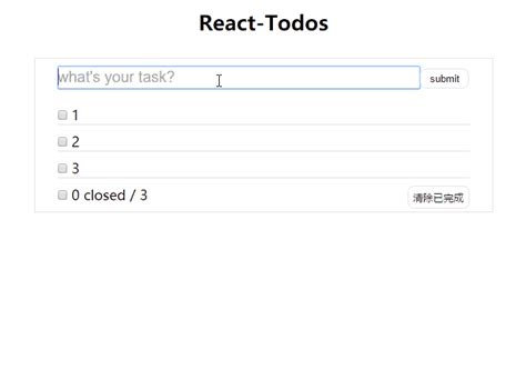 GitHub TimRChen React Todolist Todolist By React